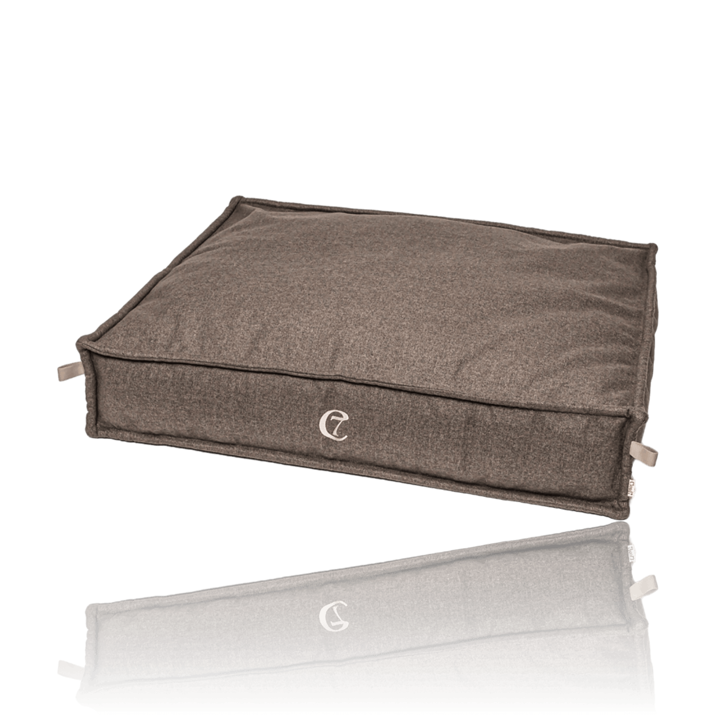 The Worthy Bone- Cloud 7- Cozy Fishbone Dog Bed- Natural