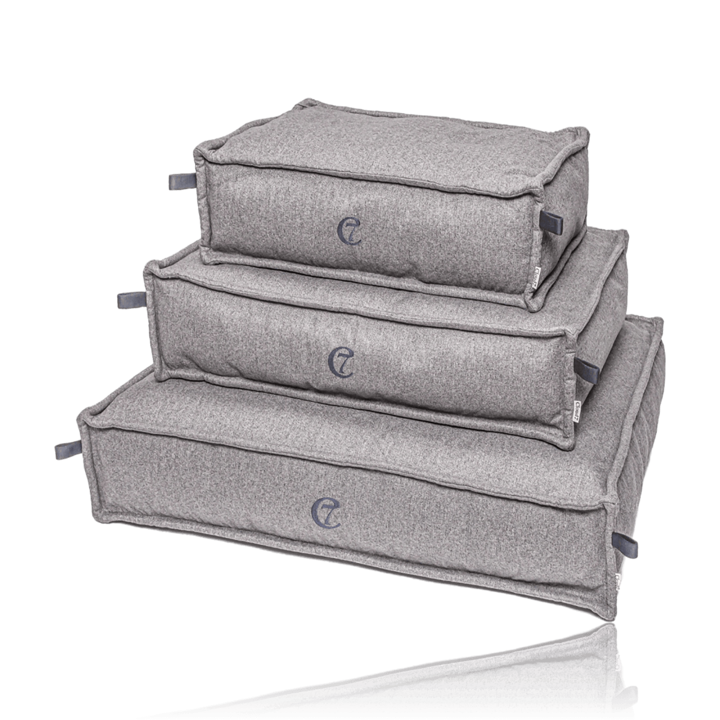 Cloud 7-Cozy Fishbone Dog Bed- Ash Grey